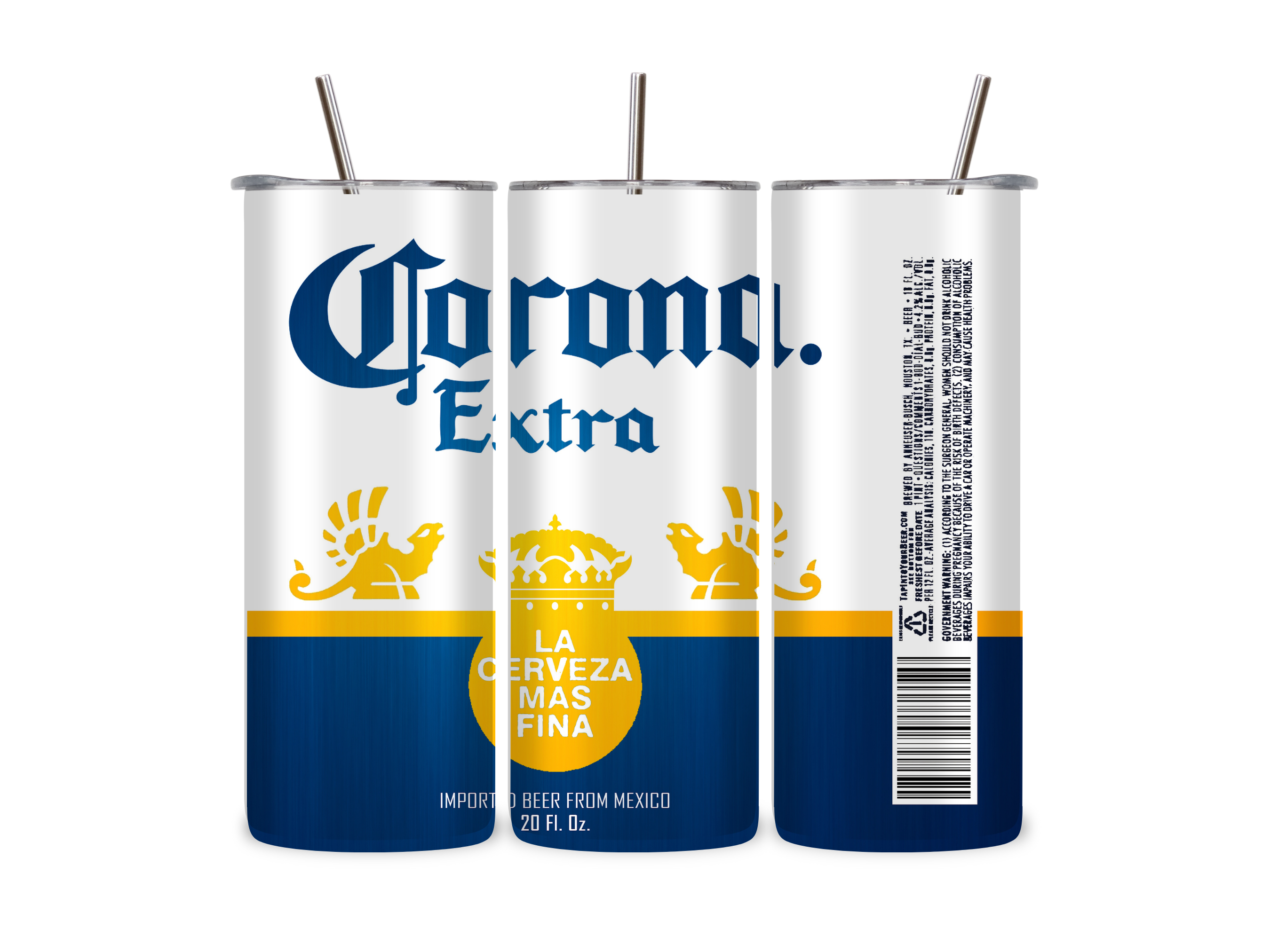 Corona Extra - Tumbler & Bottle – Krankee Kreations